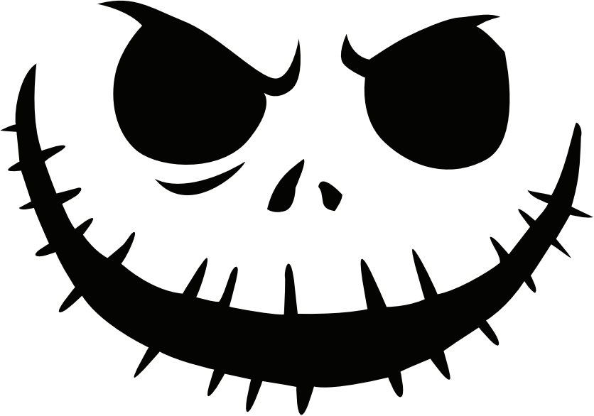 Jack skellington Pumpkin Face Free Pumpkin Carving Template 9st 